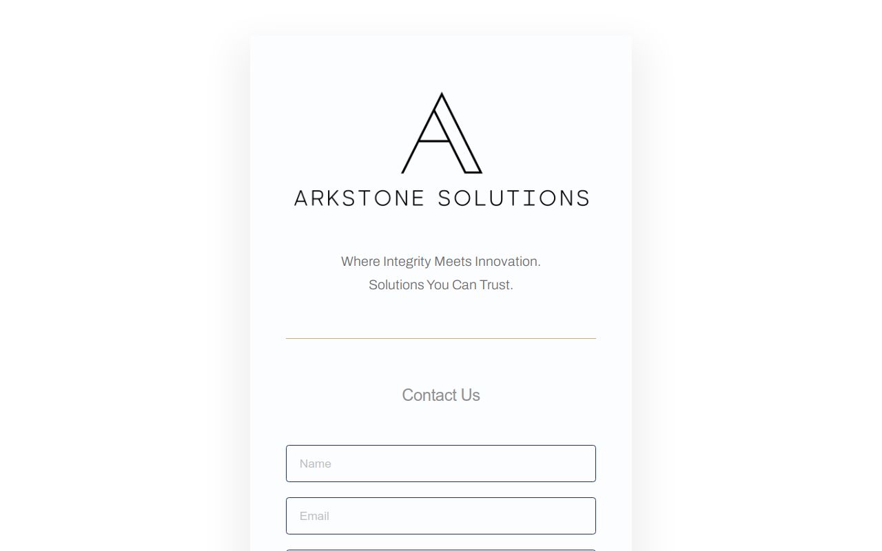 Arkstone Solutions